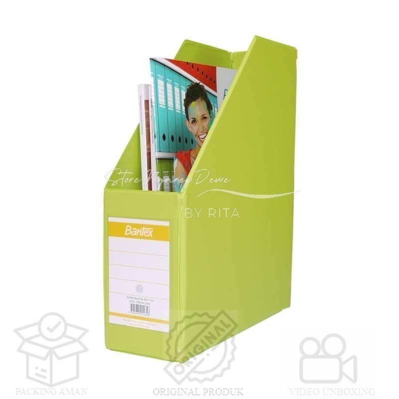 Jual BOX FILE / MAGAZINE FILE FOLIO 10 CM 4011 65 BANTEX HIJAU barang ...