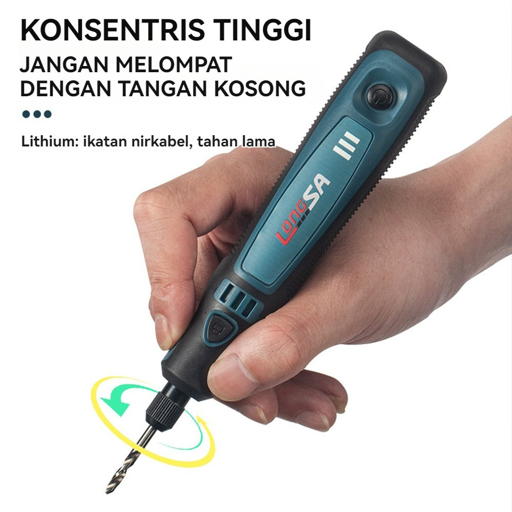 Jual Tool Master Bor Mini Grinder Set Tuner 3 Kecepatan 50 Aksesoris ...