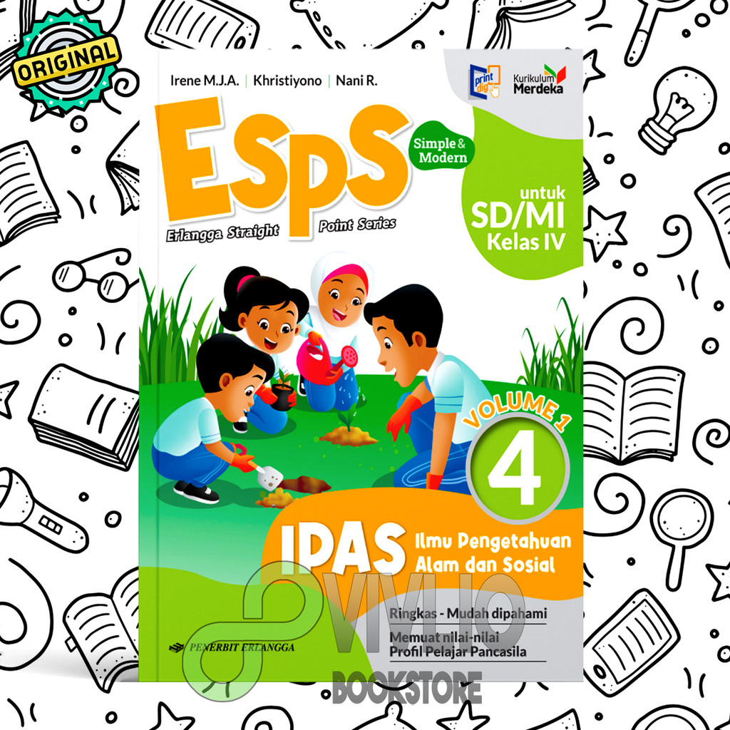 Jual ESPS IPAS Volume 1 untuk SD/MI Kelas IV Erlangga | Shopee Indonesia