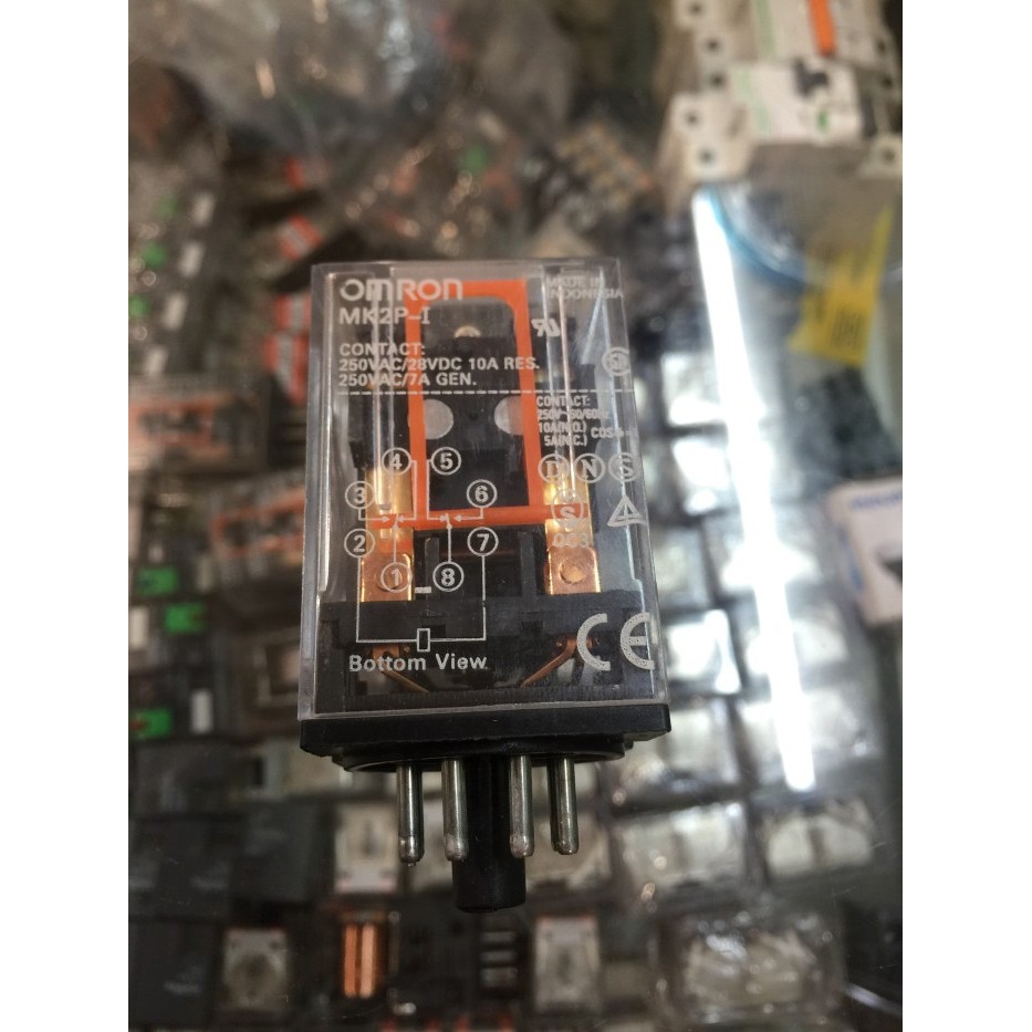 Jual Relay Omron - OMR MK2P MK2P-I 220VAC 8 Pin Bulat 10A | Shopee Indonesia