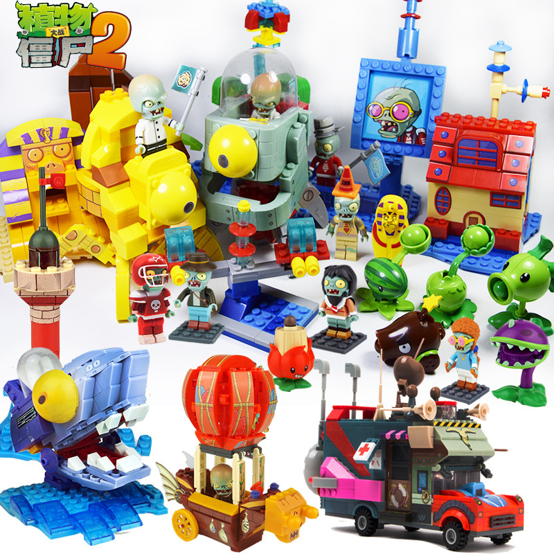 Jual Plants vs. Zombies 2 Its About Time Building Blocks Toys ...