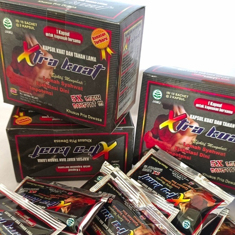 Jual X-Tra Kuat, Kapsul Kuat Penunjang Performa Untuk Pria Dewasa ...