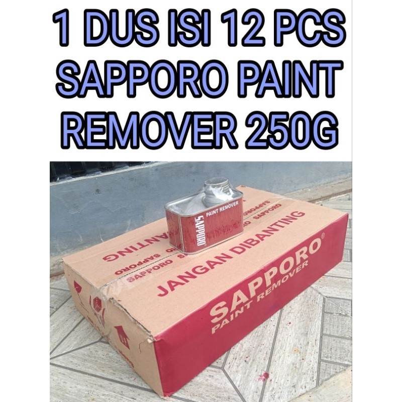 Jual PAKET USAHA 1 DUS ISI 12 KALENG sapporo paint remover saporo 250 ...