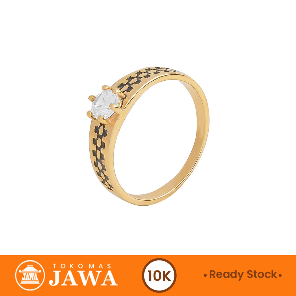Jual Cincin Emas Kids Vincent Kadar 10 Karat Toko Mas Jawa | Shopee ...