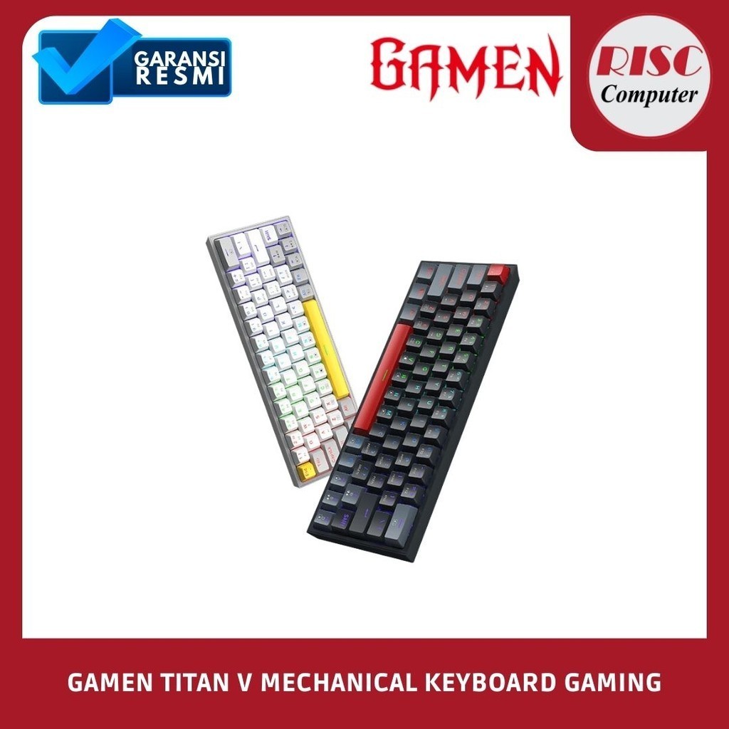 Jual GAMEN Titan V Mechanical Keyboard Gaming | Shopee Indonesia