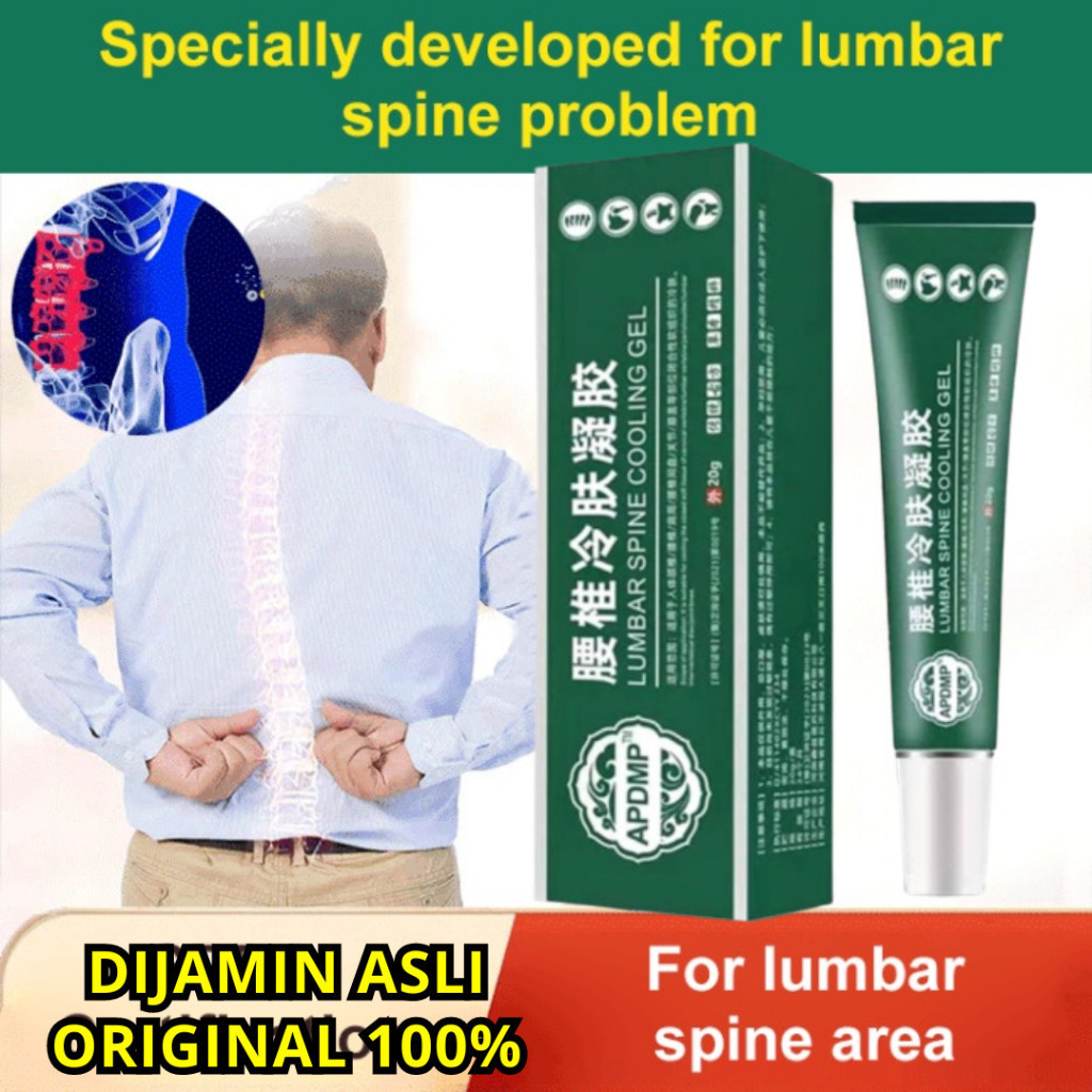 Jual LUMBAR COLD COMPRESS GEL ASLI ORIGINAL LUMBAR SPINE COOLING GEL ...