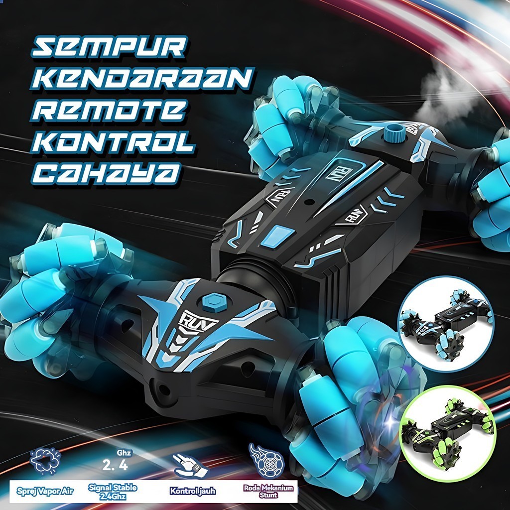 Jual RC Stunt Car Mobil Akrobat Remote Control dengan Lampu Berwarna ...