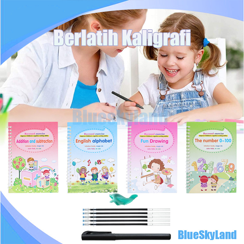 Jual Buku Magic Pratice Book Buku Belajar Menulis Huruf Dan Angka Anak ...
