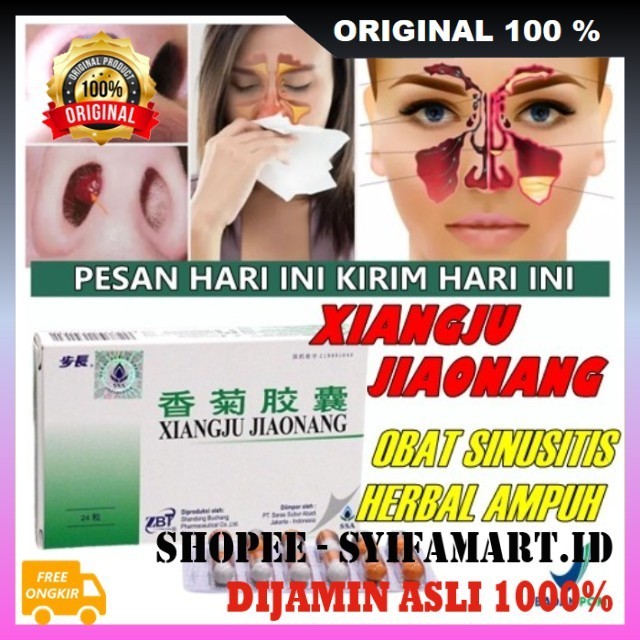 Jual Obat Hidung Bau Ingus Sinusitis Paling Ampuh Buchang Xiangju Jiaonang 100% ORIGINAL ...