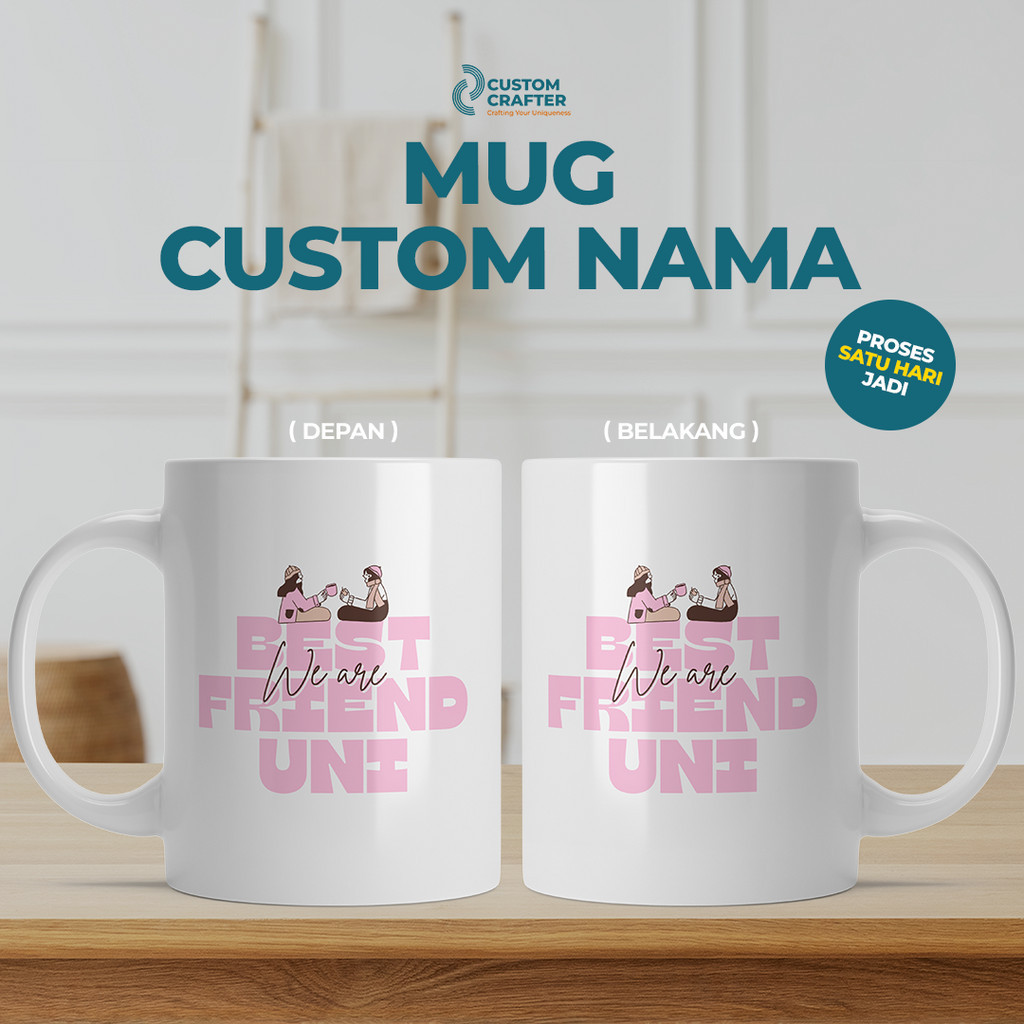 Jual CUSTOM MUG LETTERING CUSTOM NAMA (LIHAT SAMPAI SLIDE AKHIR ...