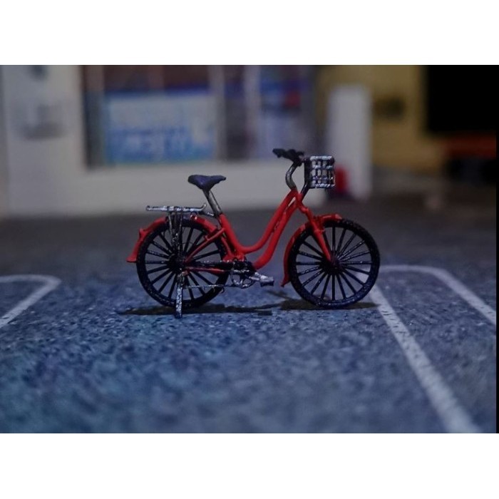 Jual Miniatur Sepeda tipe 2 Aksesoris Maket Diorama Diecast Bike ...