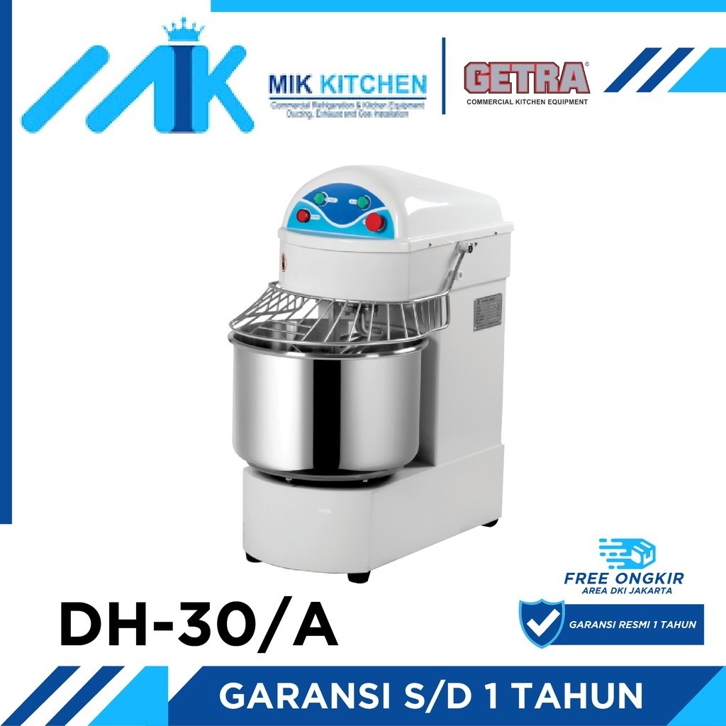 Jual Getra spiral mixer DH-30a mixer roti,bakpau,donat 30 liter ...