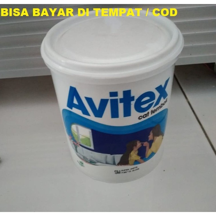 Jual CAT TEMBOK AVITEX 1 KG SUPER WHITE dan 896 METRO WHITE PUTIH CAT ...