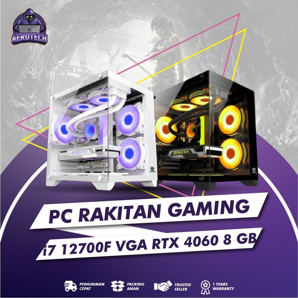 Jual PC RAKITAN GAMING i7 12700F GEN 12 | VGA RTX 4060 8GB | RAM DDR4 32 GB | SSD 1 TB NVME LIVE ...
