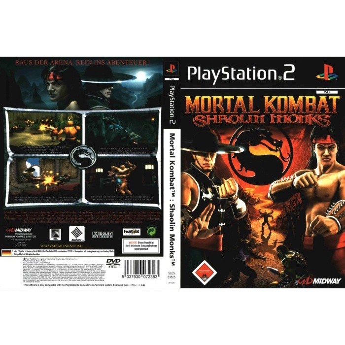 Jual MORTAL KOMBAT - SHAOLIN MONKS | MK Shaolin Monk Game PS2 untuk ...