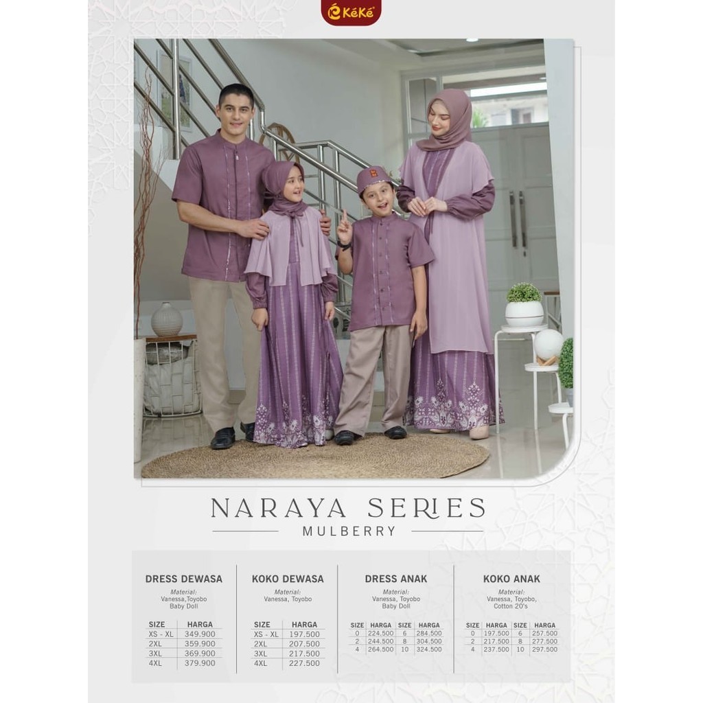 Jual SARIMBIT KEKE TERBARU 2024 NARAYA SERIES MULBERRY | Shopee Indonesia