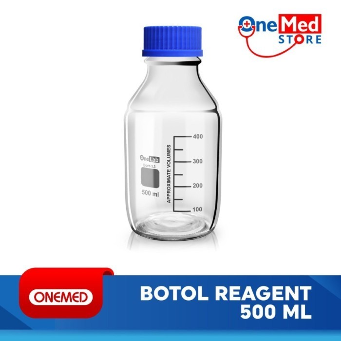Jual Botol Reagen Reagent Bottle With Blue Cap 500 Ml | Shopee Indonesia