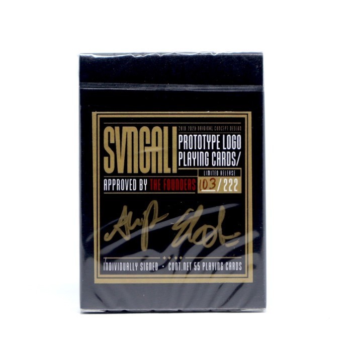 Jual Kartu Remi Svngali 00 Logo Back Prototype Playing Cards Limited ...