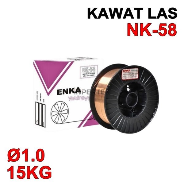 Jual Kawat Las CO2 NK-58 1mm ENKA Elektroda NK58 1mm Welding Wire | Shopee Indonesia