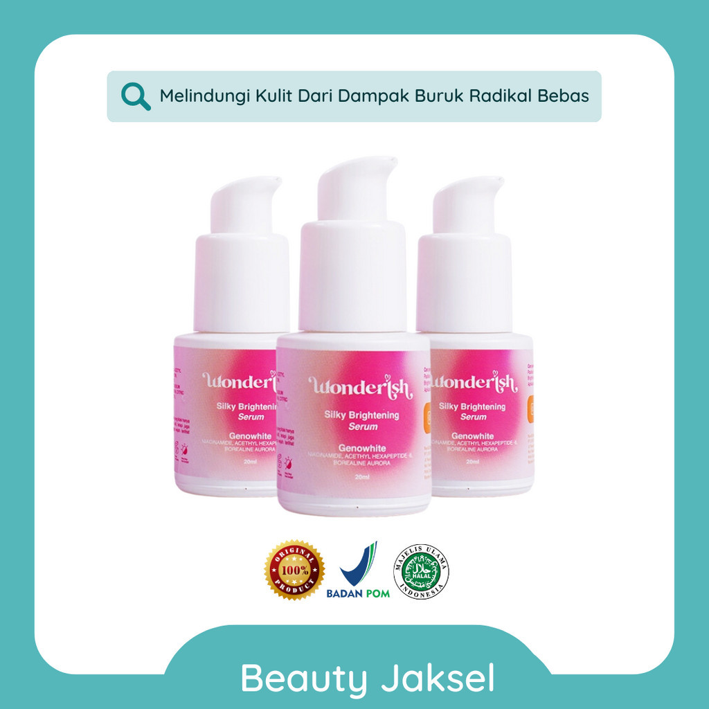 Jual Wonderish Silky Brightening Serum - 20ml | Shopee Indonesia