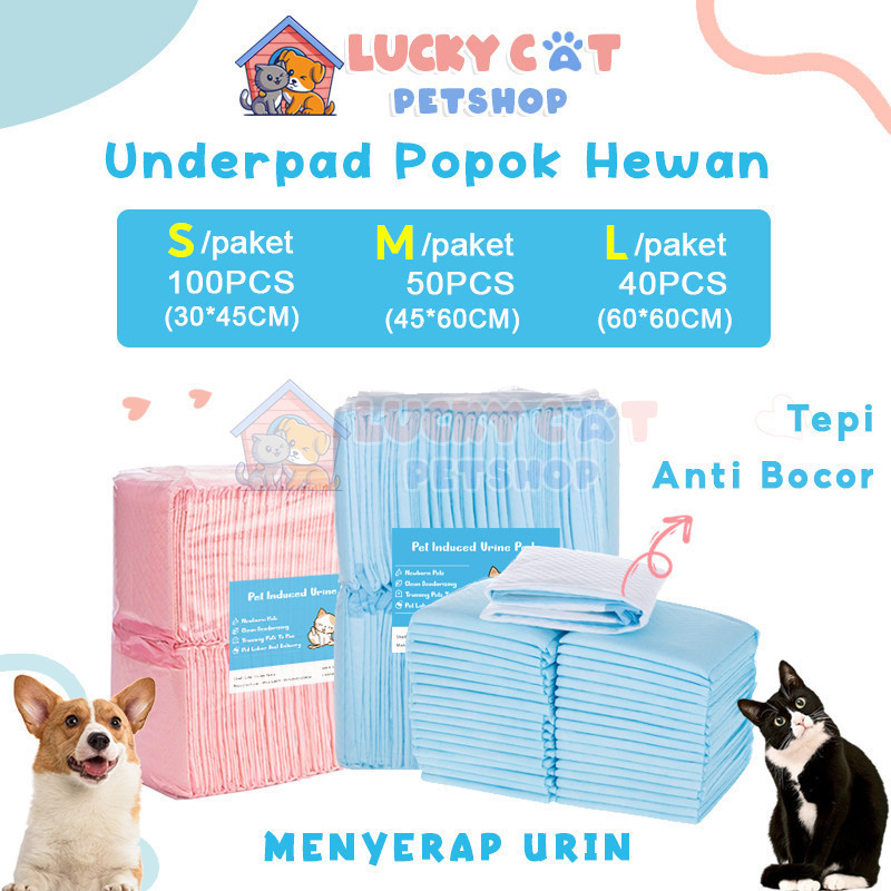 Jual 1 Paket Pad Pipis Kucing Anjing Underpad Kucing Tatakan Kucing ...