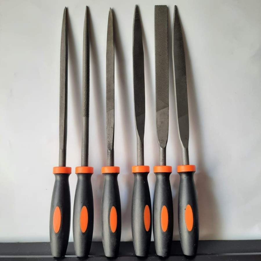 Jual Kikir Besi Set 6 Pcs 4 Inch Bulat Segitiga Gepeng Slim Blister ...