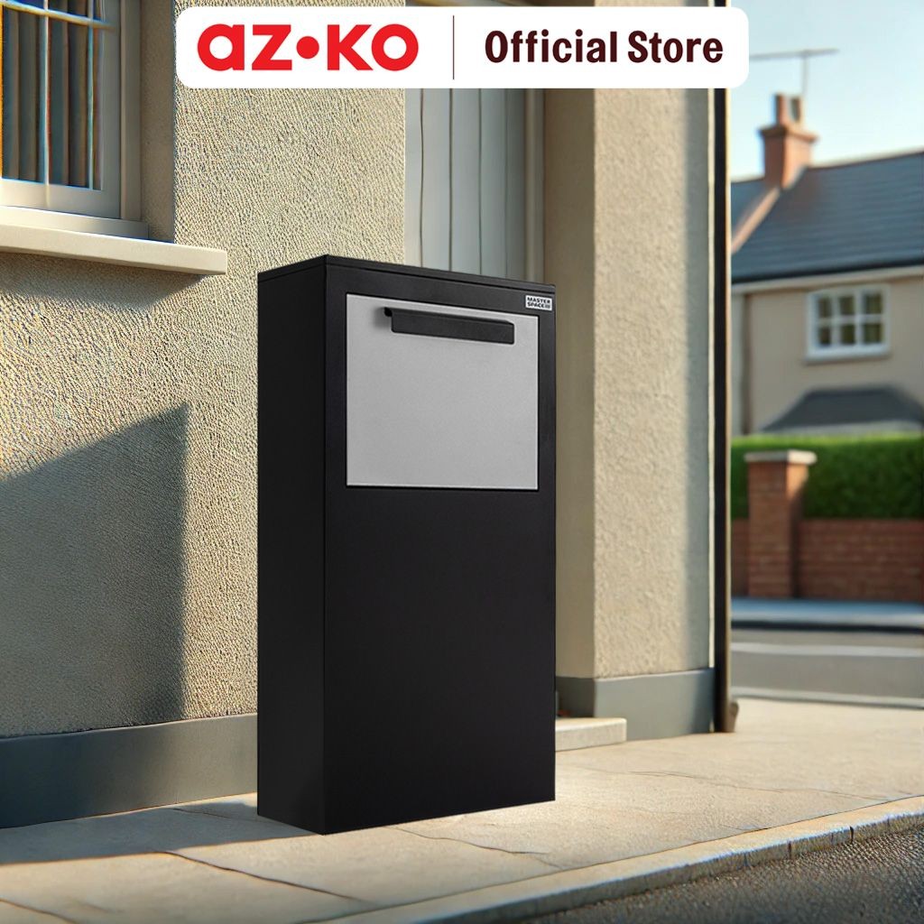 Jual AZKO Masterspace Kotak Paket Parcel Box Back Opener - Hitam Parcel ...