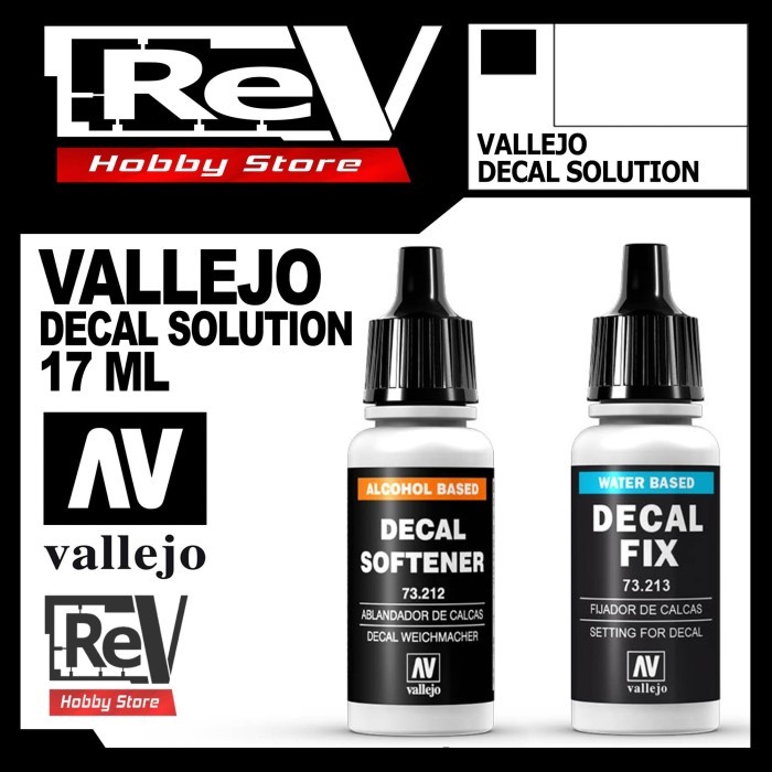 Jual VALLEJO DECAL FIX DECAL SOFTENER LEM DECAL AIRBRUSH MODELKIT ...