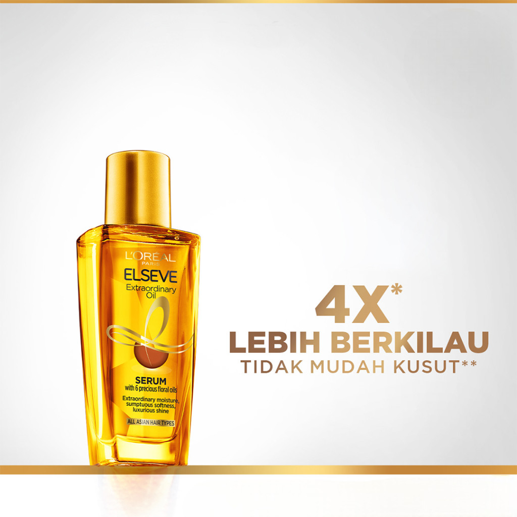 Jual Loreal Paris Elseve Extraordinary Oil Gold Hair Serum 30ml(KECIL ...