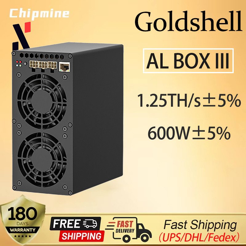 Jual Goldshell AL BOX III 1.25Th/s 600W ALPH Miner Blake3 Algorithm Alephium AL BOX 3 Mining ...