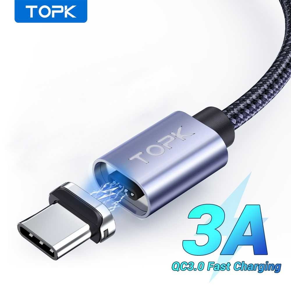 Jual TOPK Kabel Data USB Type C Multifungsi Fast Charging Magnetic 18W ...