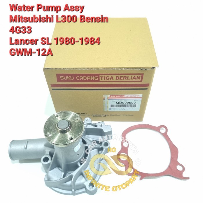 Jual WATER PUMP ASSY POMPA AIR MITSUBISHI L300 BENSIN 4G33 LANCER SL 80 ...