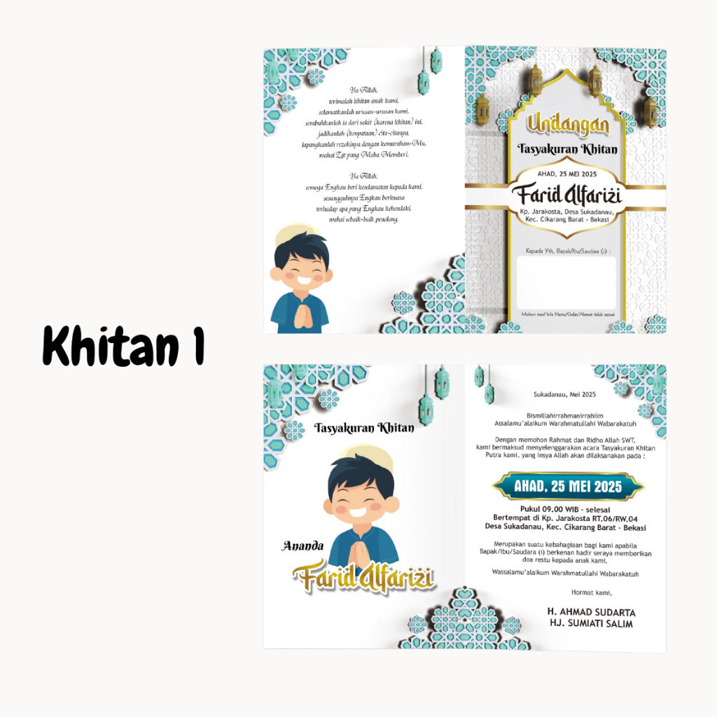 Jual undangan khitan sunatan | Shopee Indonesia
