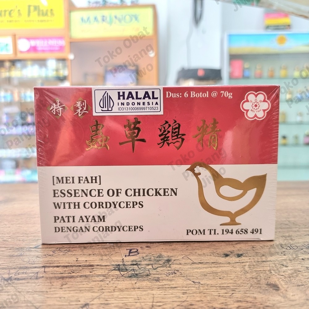 Jual Mei Fah Meifah Sari Pati Ayam Chong Cao Ji Jing Essence Of Chicken With Cordyceps - Sari ...
