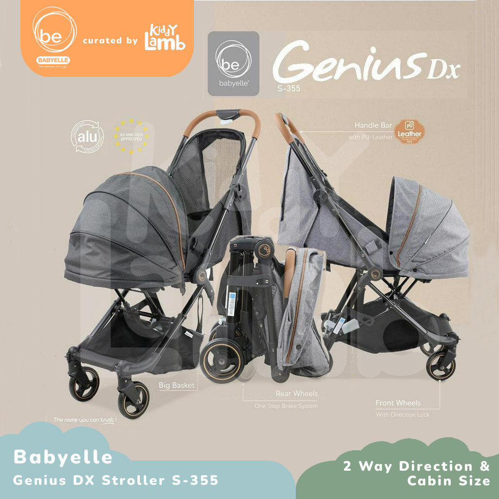 Jual BabyElle Genius DX Stroller S-335 / Kereta Dorong Bayi Baby Cabin ...