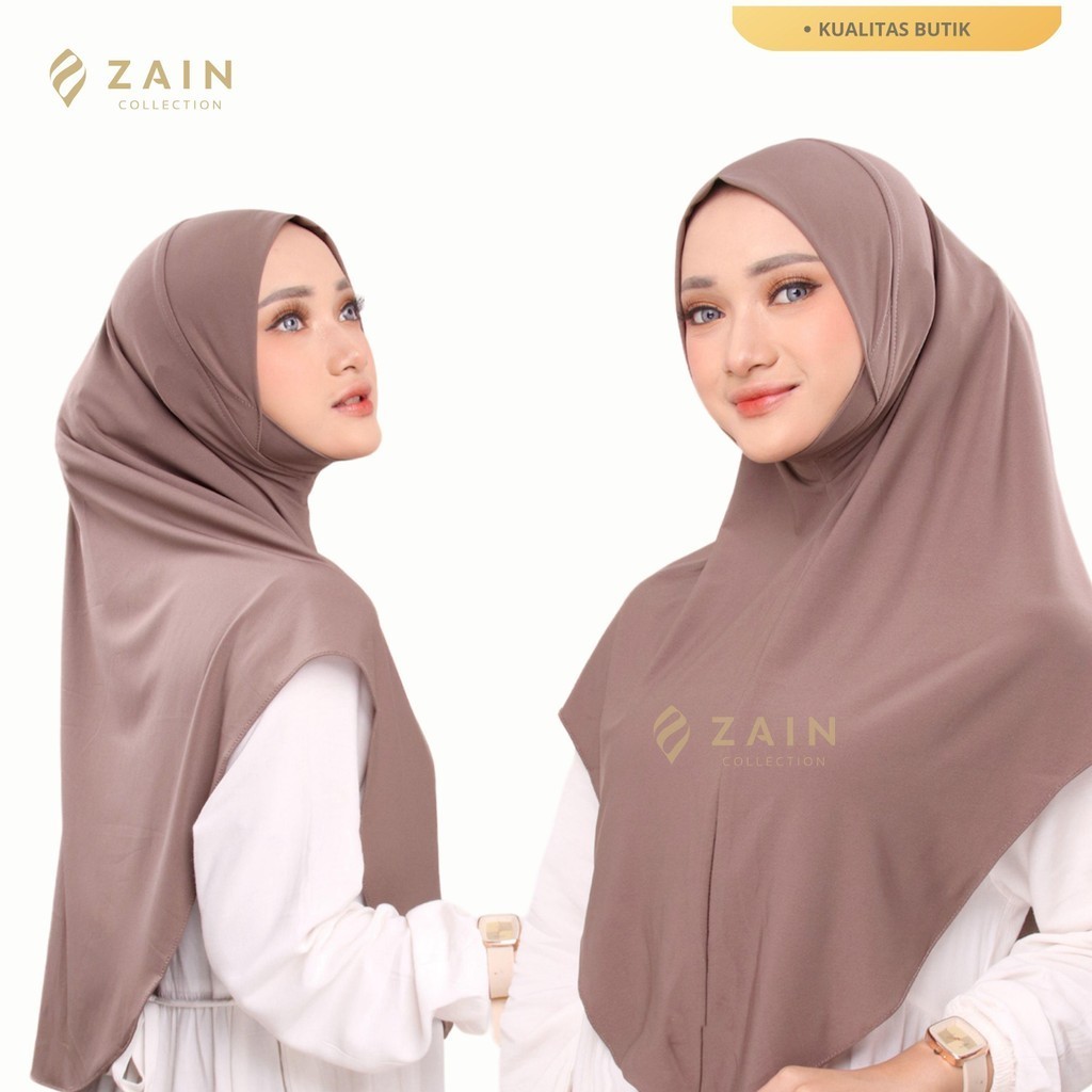 Jual Kerudung Instan Bergo Malay Hijab instan terbaru ZAIN Collection | Shopee Indonesia