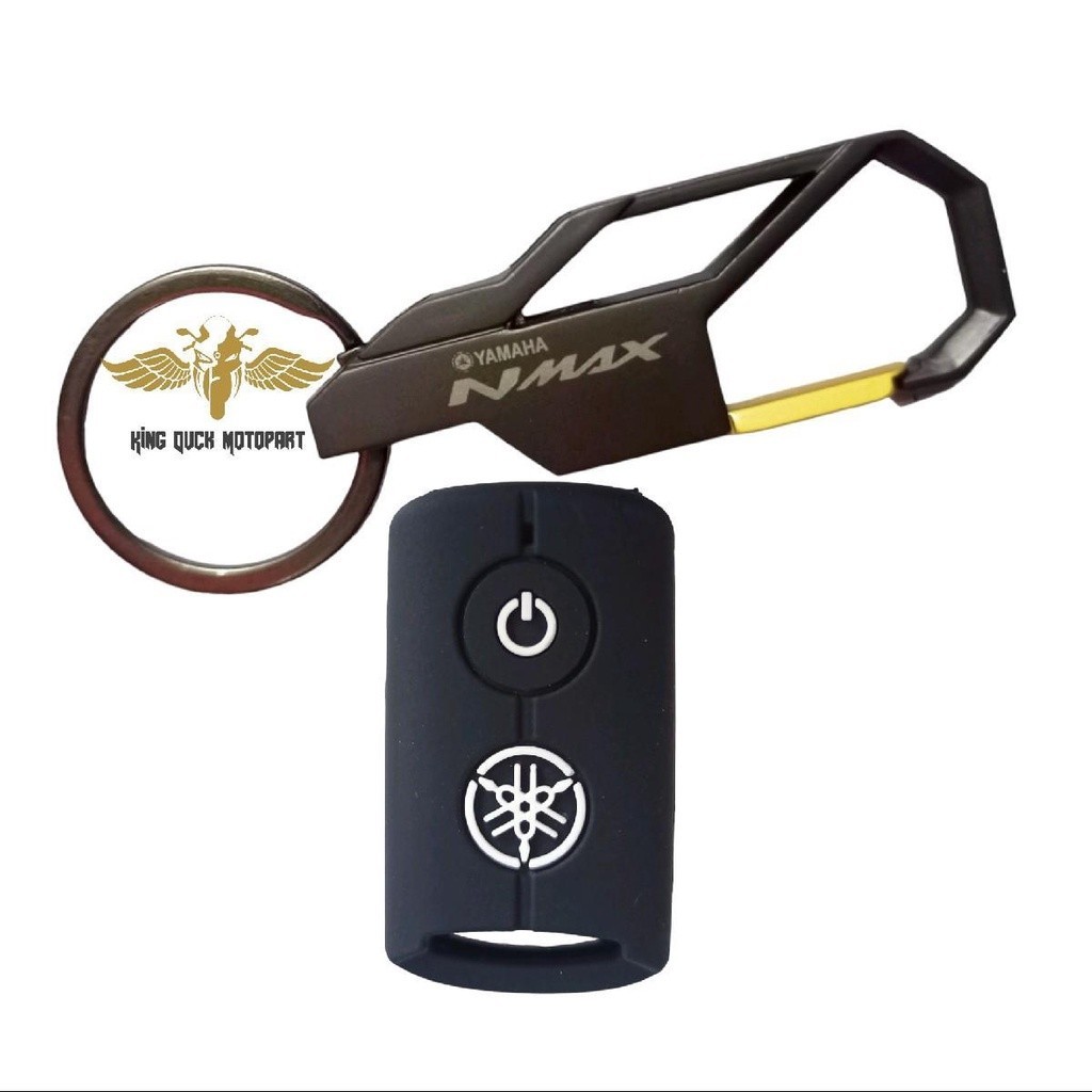 Jual Paket Gantungan Kunci Motor NMAX dan Cover Silikon Keyless Yamaha ...