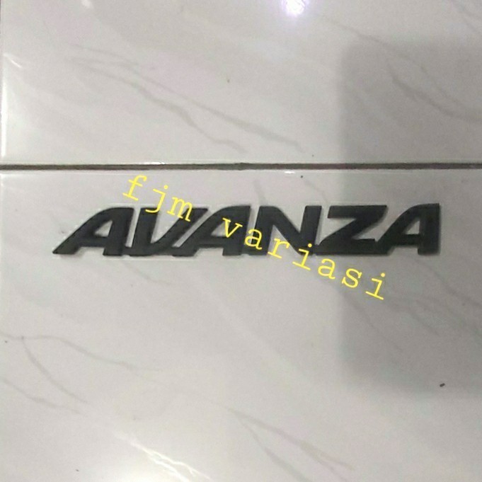 Jual emblem logo tulisan merek toyota avanza 2006-2011 original asli ...
