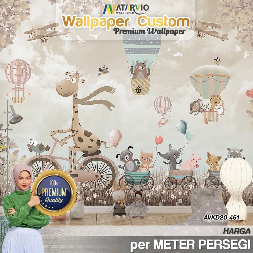 Jual Wallpaper Dinding Custom | Wallpaper Dinding Ruang Bermain ...