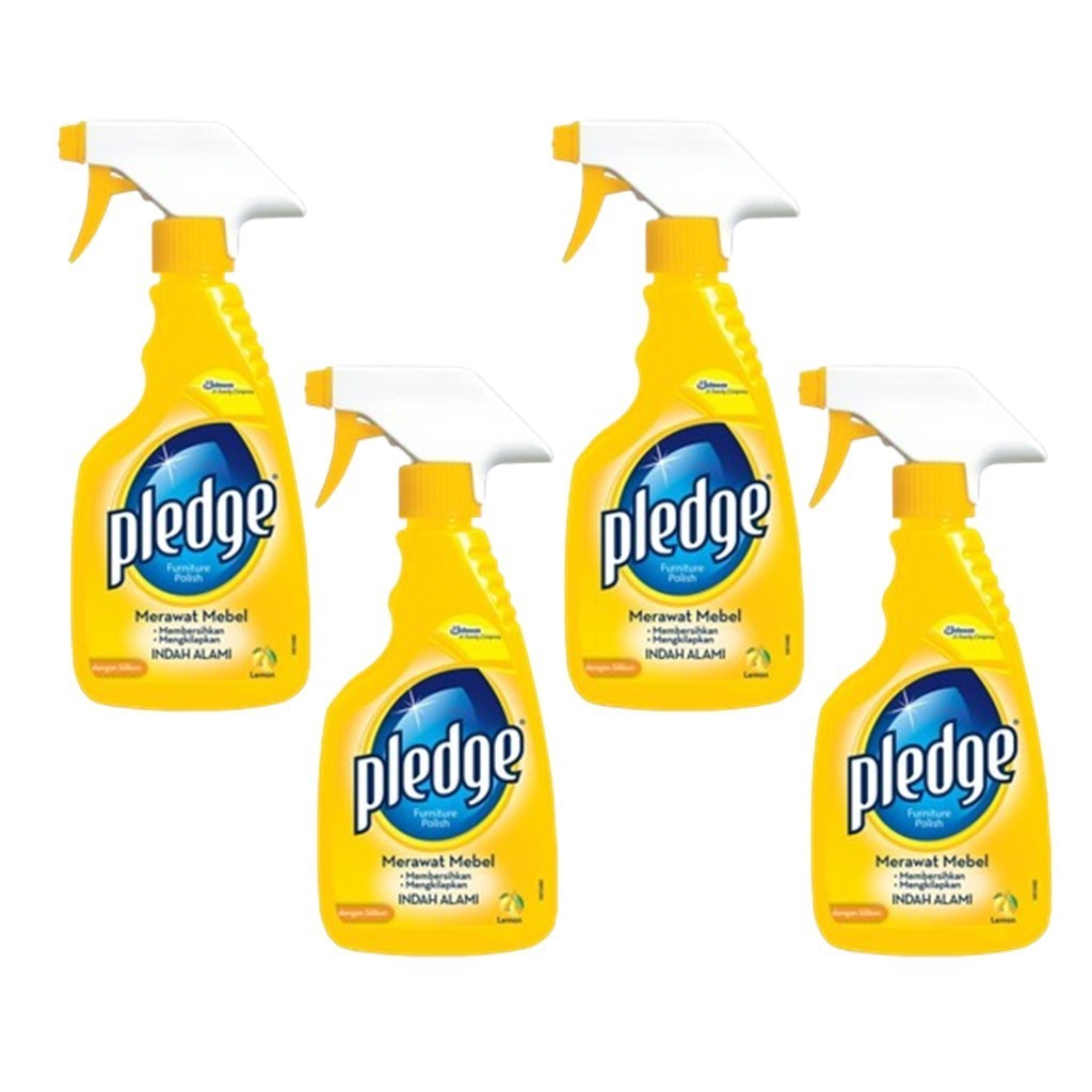 Jual Pledge Liquid Spray Furniture Polish Lemon 450 ml x4 | Shopee ...