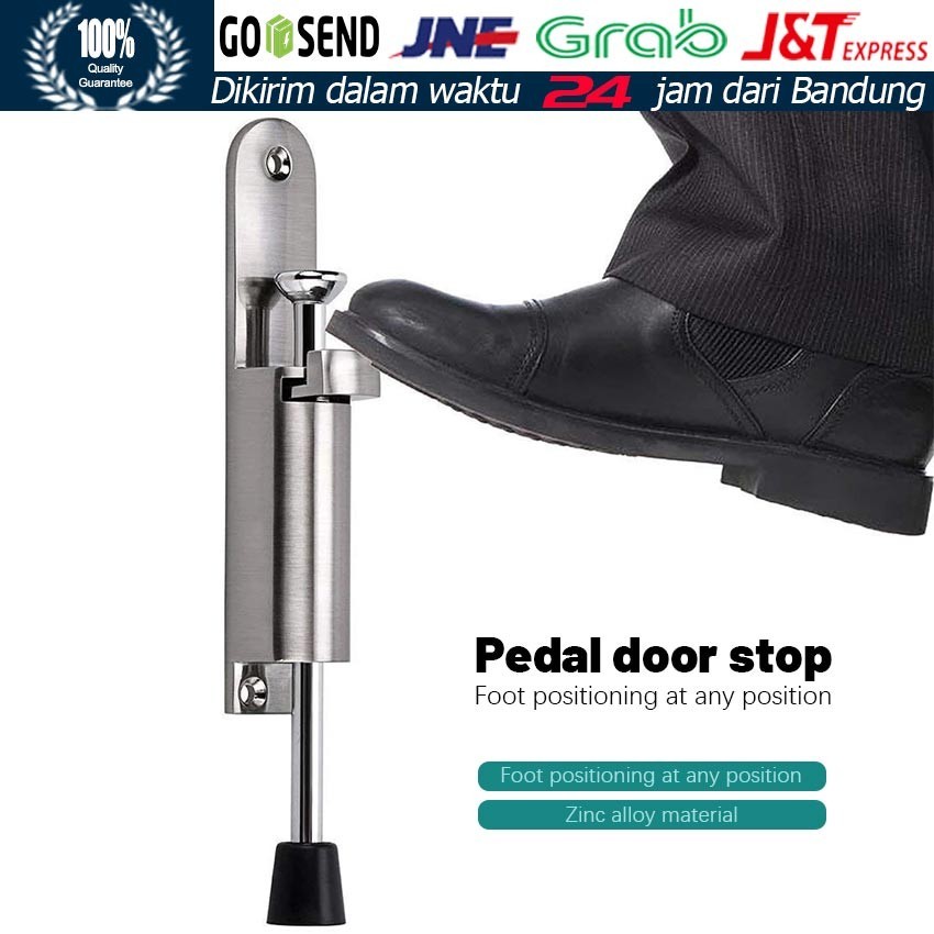 Jual Spring Door Stopper / Stainless Steel Door Stopper Model Injak ...