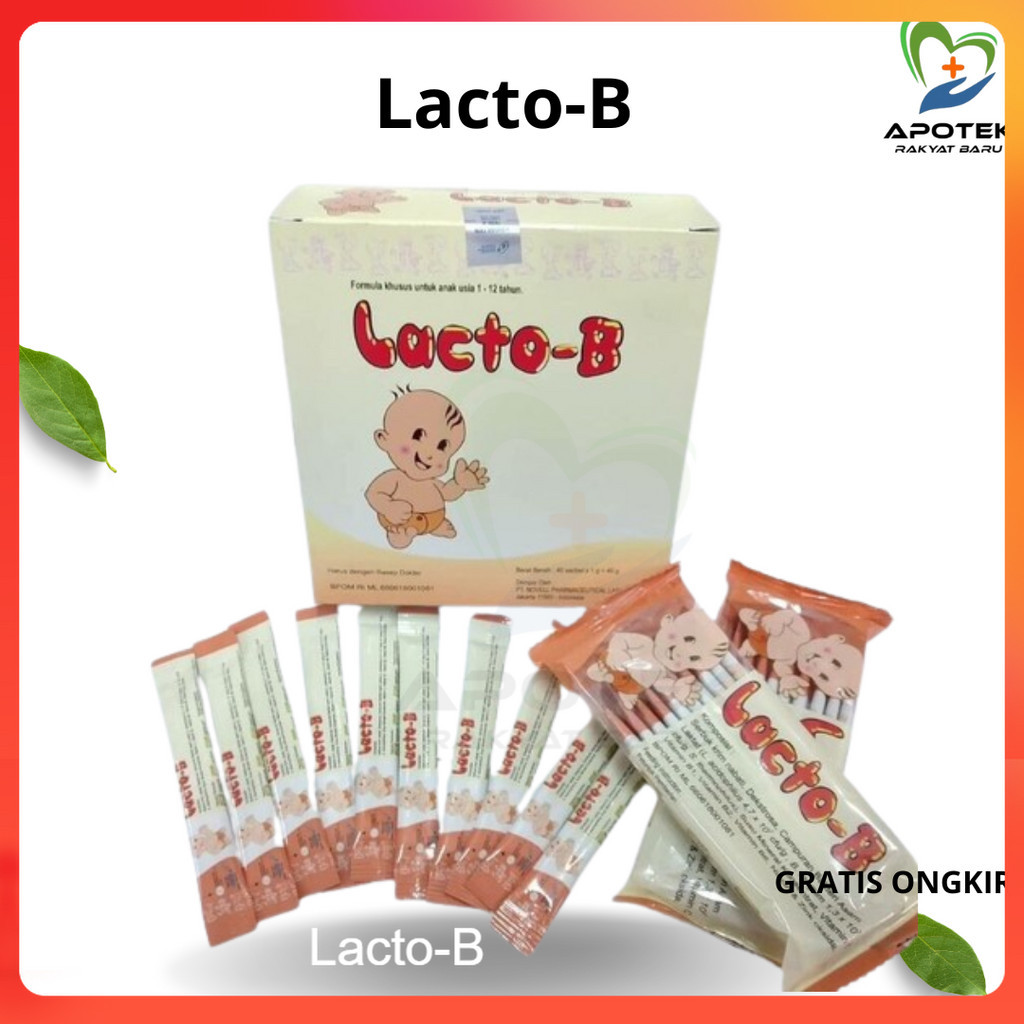 Jual LACTO B Lactobe Obat Diare untuk Bayi dan Anak (1 sachet 1gr ...