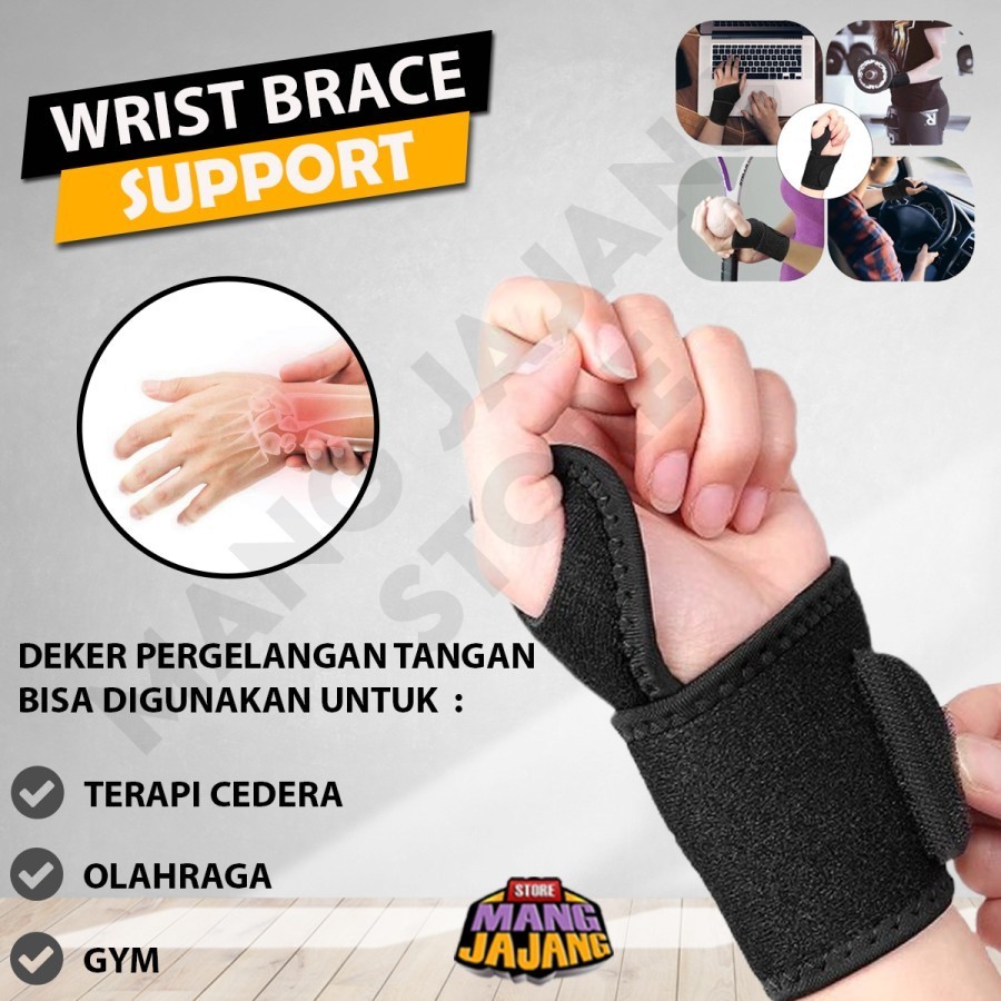 Jual Penyangga Pelindung Deker Pergelangan Tangan / Wristband Brace ...