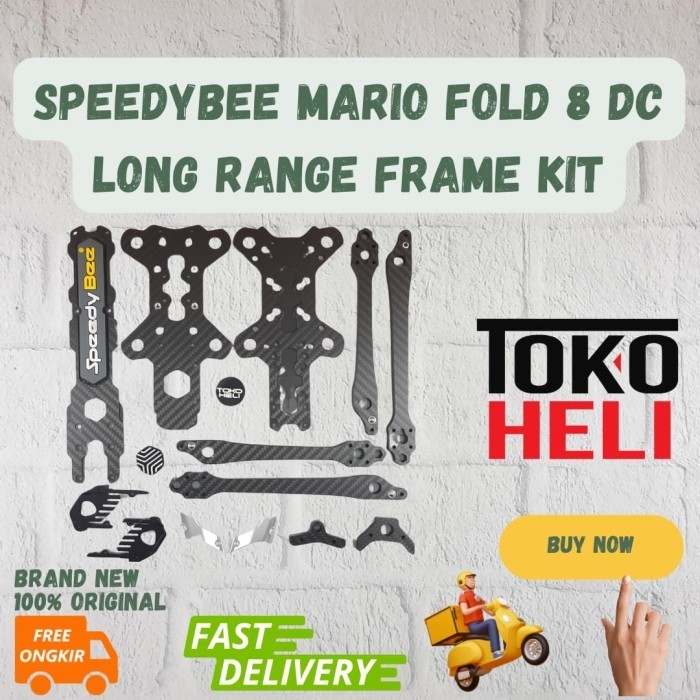 Jual SpeedyBee Mario Fold 8 inch DC Long Range Frame Kit | Shopee Indonesia