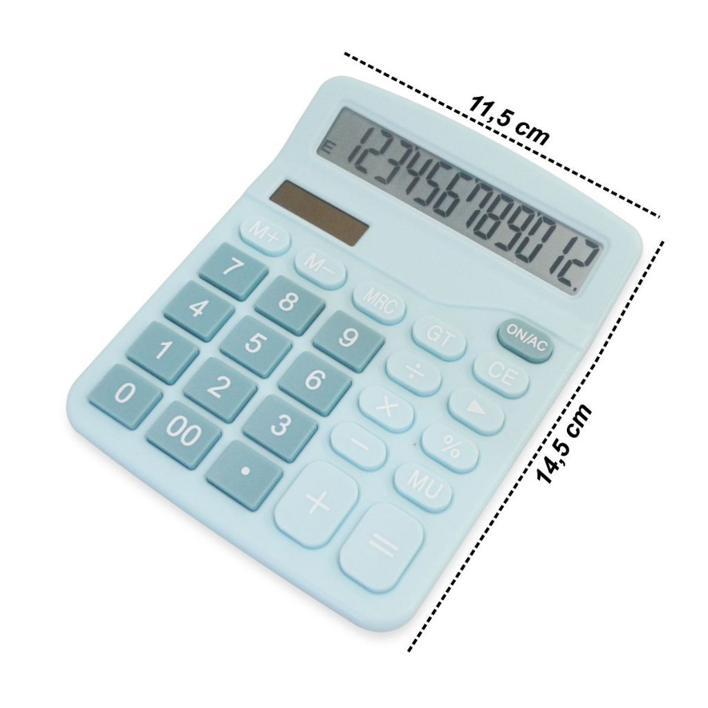 Jual Kalkulator Calculator Dexin DX-837B Korea Dagang Warna Pastel 12 ...