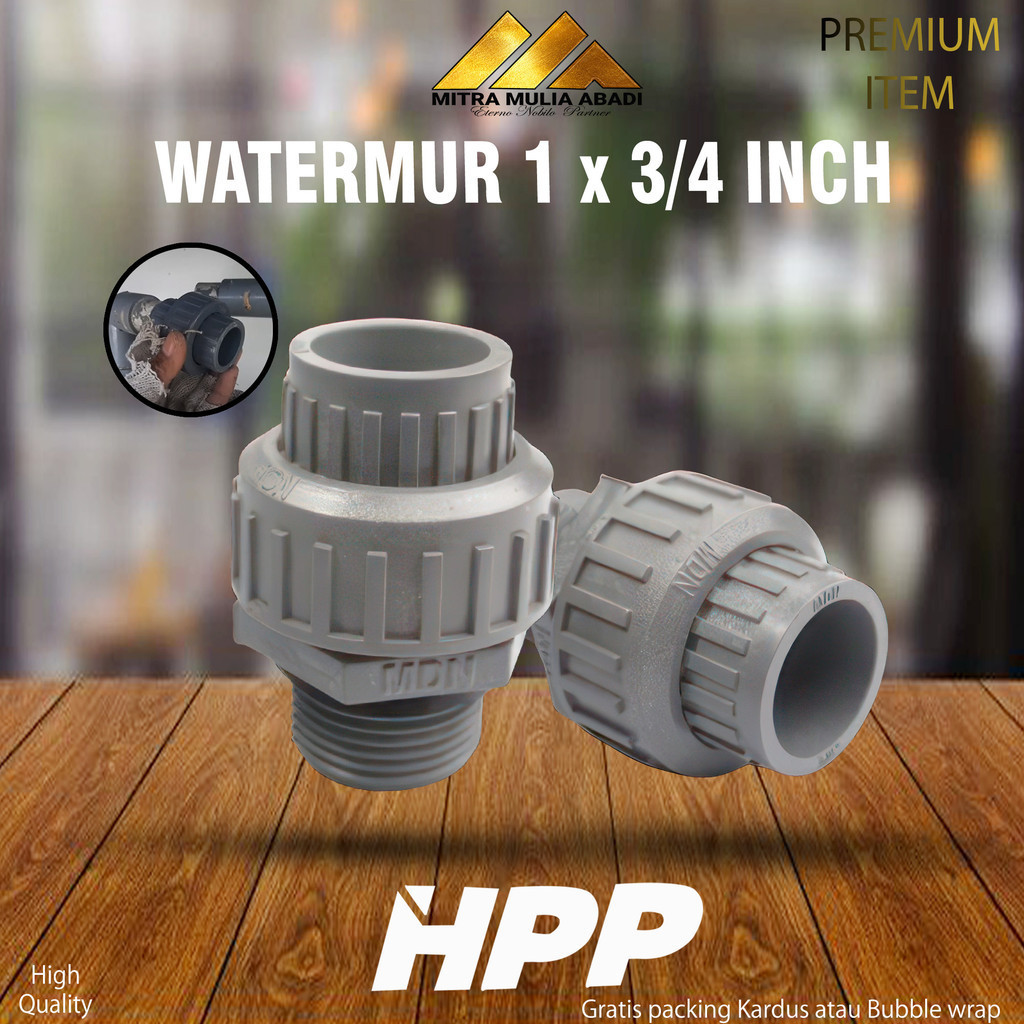Jual Watermur 1 x 3/4 Inch Pvc Polos l Watermor l Water Mur | Shopee Indonesia