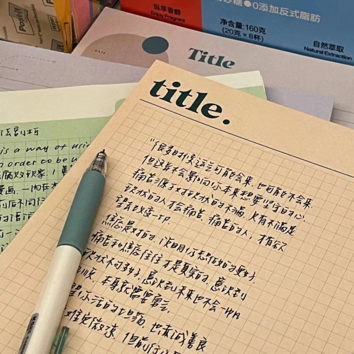 Jual 30 Lembar Notepad Korea Catatan Note Cornell Ukuran B5 Memo ...