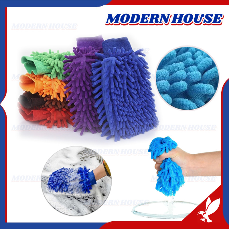 Jual 1PC Sarung Tangan Microfiber Kain Lap / Microfibre Cendol Cuci ...