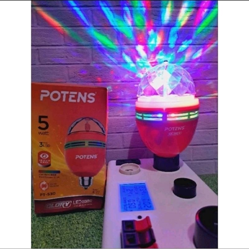 Jual Lampu LED Disco Potens Lampu Disco RGB PT-530 5Watt UG5 | Shopee ...