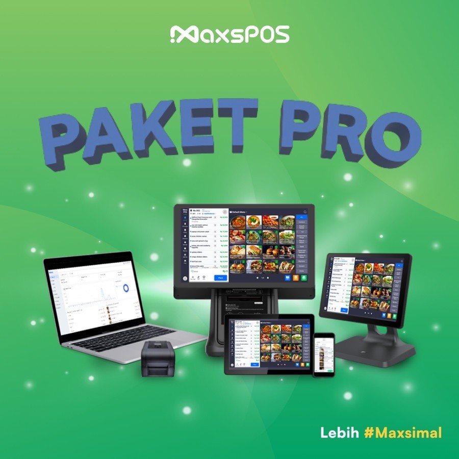 Jual Paket Pro 12 Bulan - Software Sistem Kasir MaxsPOS | Shopee Indonesia